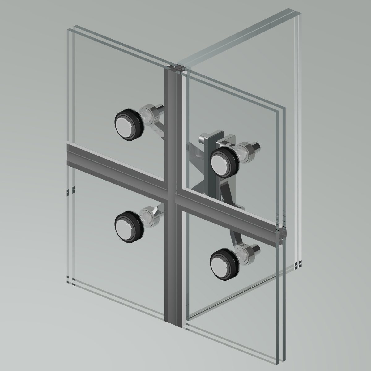 Glass Fin Wall - Landmark Facade