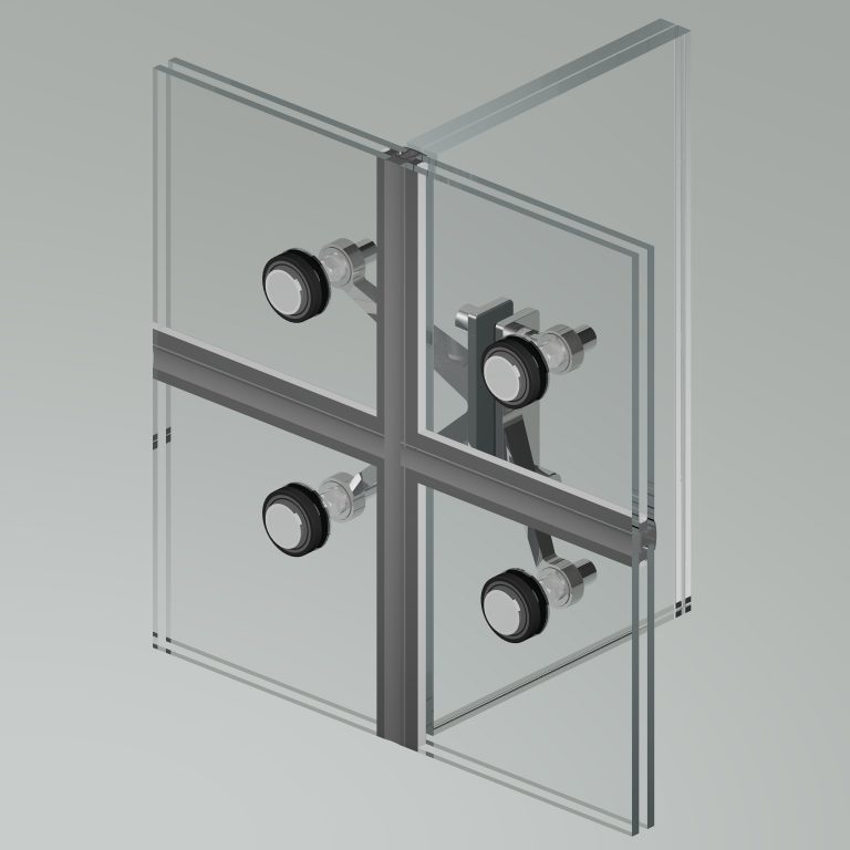 Glass Fin Wall - Landmark Facade