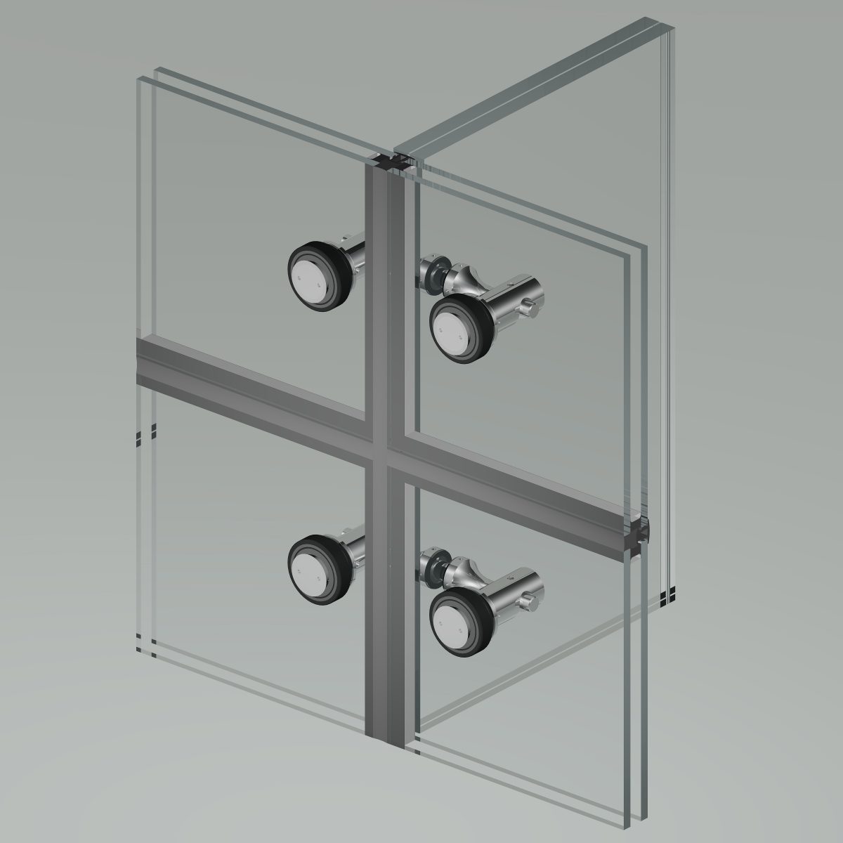 Glass Fin Wall - Landmark Facade