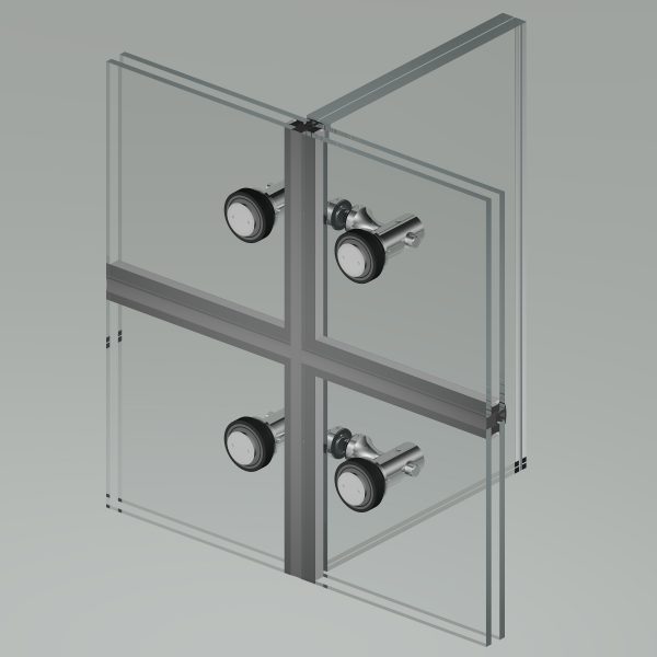 Glass Fin Wall - Landmark Facade