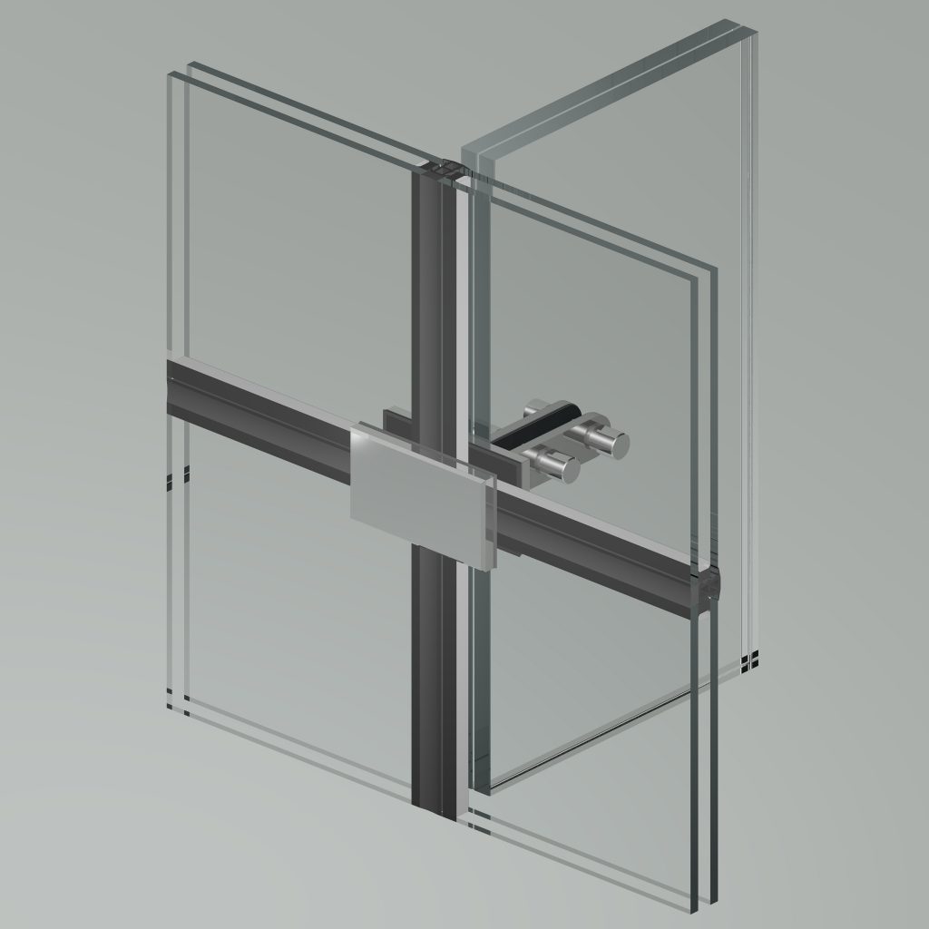 Glass Fin Wall - Landmark Facade