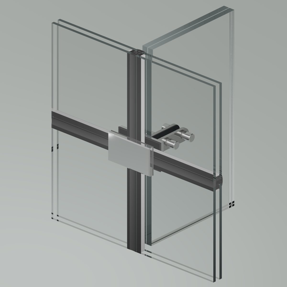 Glass Fin Wall - Landmark Facade