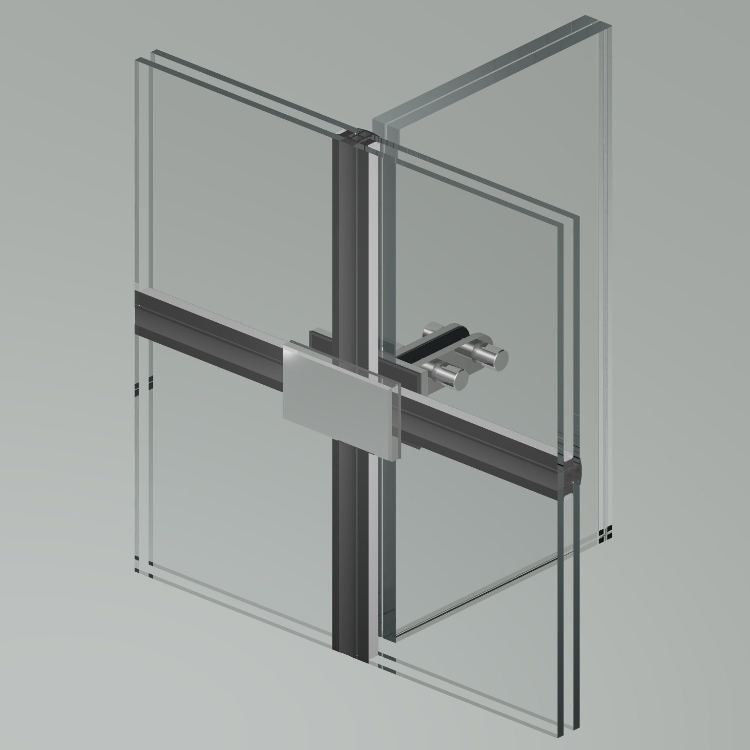 Glass Fin Wall - Landmark Facade