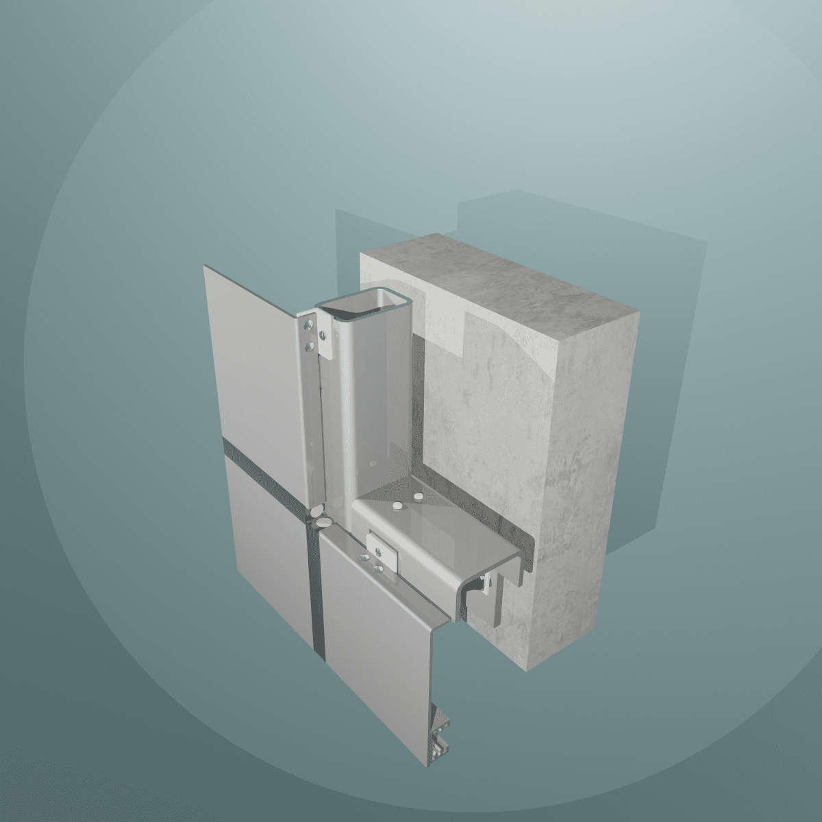 Stick Wall System - Landmark Facade