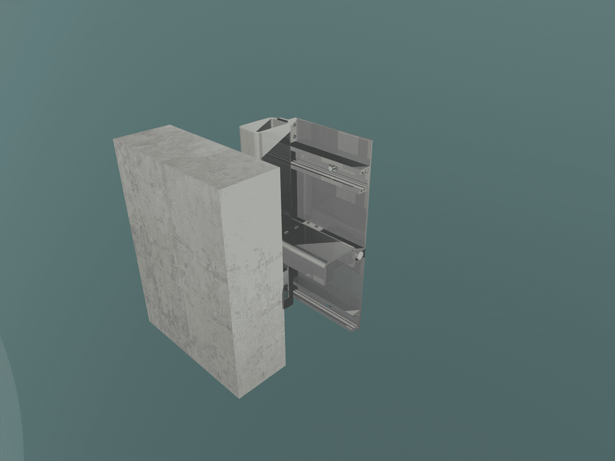 Stick Wall System - Landmark Facade