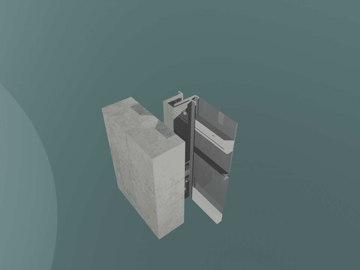 Open Joint Hook on System - Landmark Facade