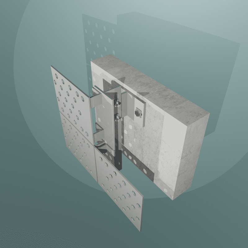 Vertical Sunscreen - Landmark Facade