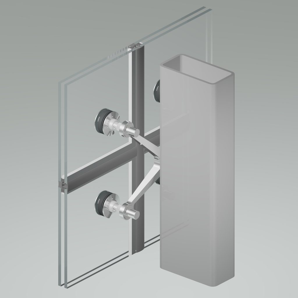 Metal Fin Wall - Landmark Facade