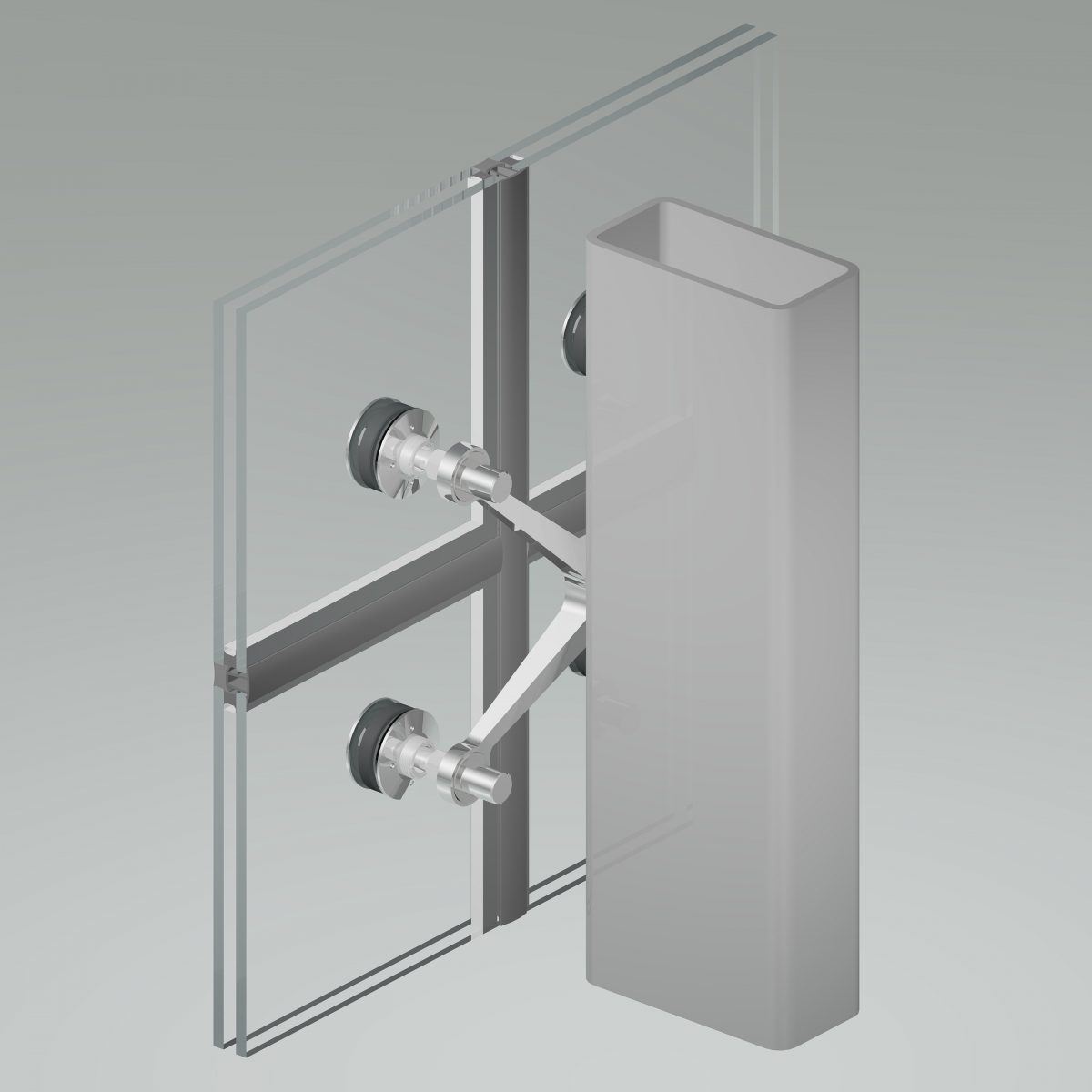 Metal Fin Wall - Landmark Facade