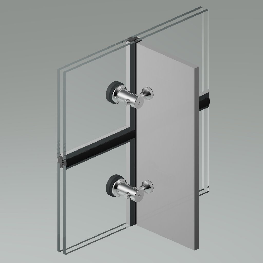 Metal Fin Wall - Landmark Facade