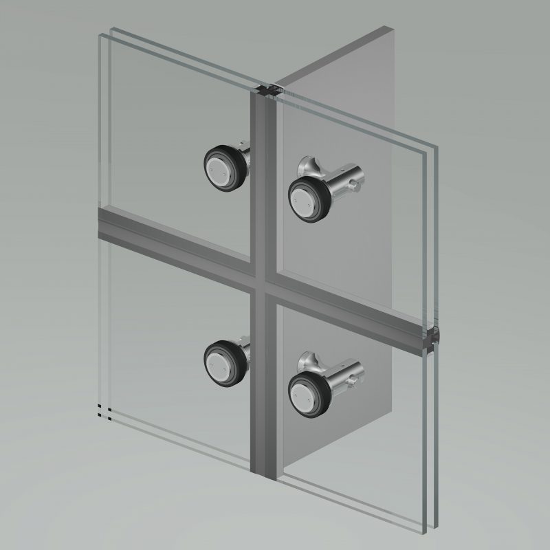 Metal Fin Wall - Landmark Facade