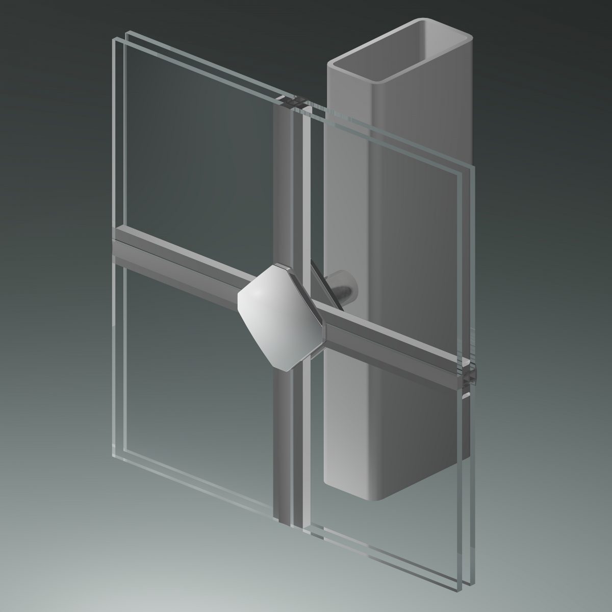 Metal Fin Wall - Landmark Facade