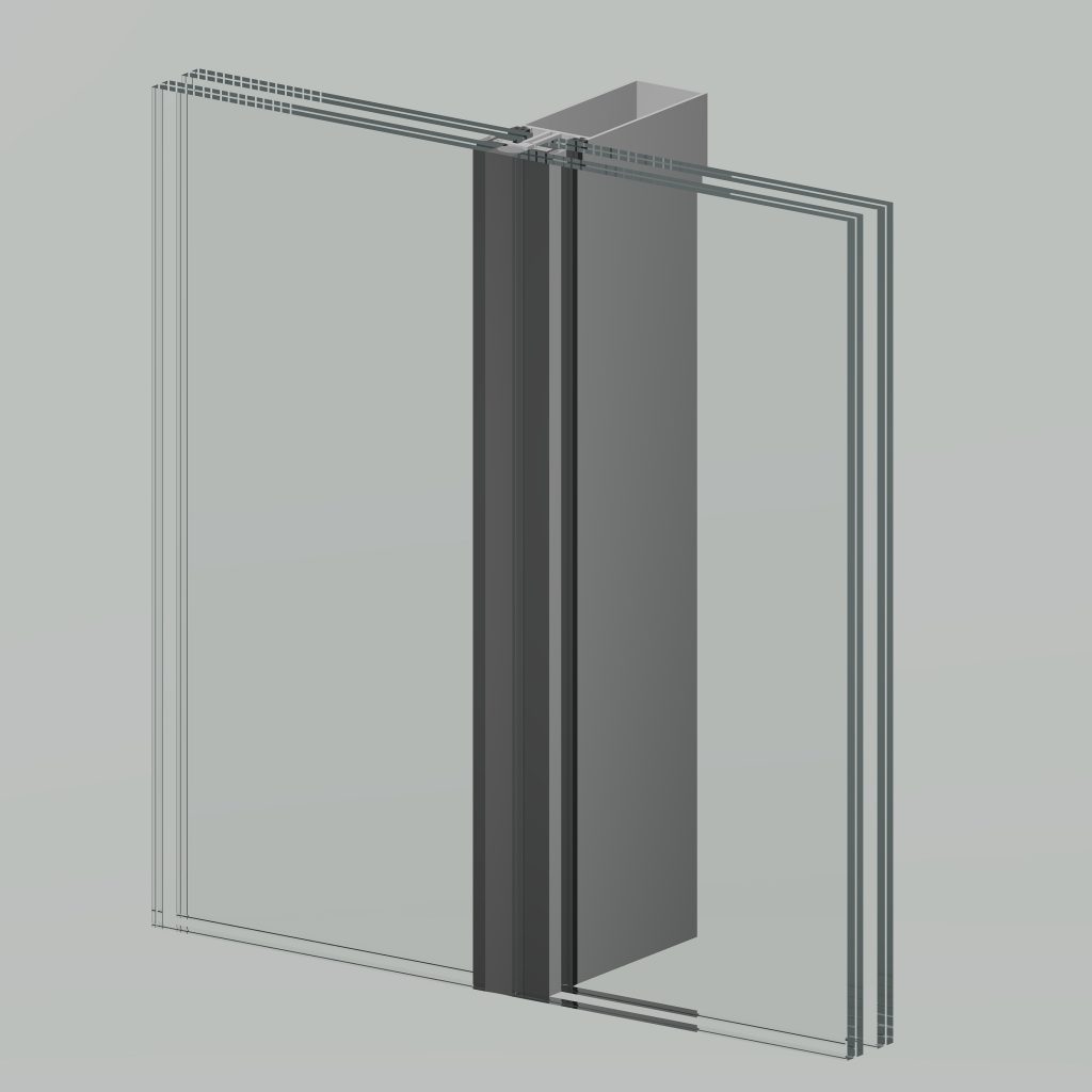 Tension Rod Truss System - Landmark Facade