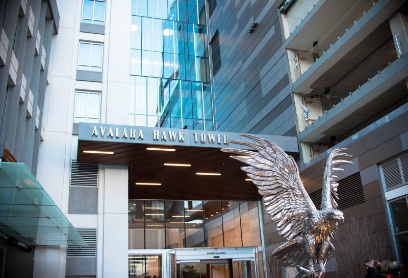 Avalara Hawk Tower-255 S King Seattle, WA - Landmark Facade