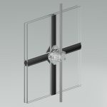 Single Vertical Cable System - Landmark Facade