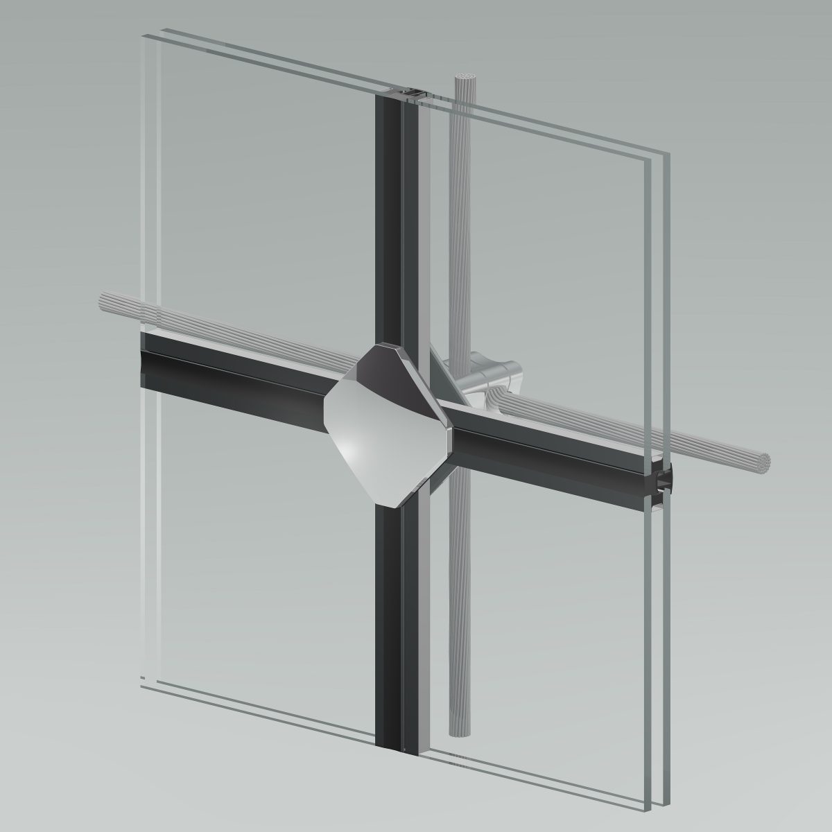 Cable Net System - Landmark Facade