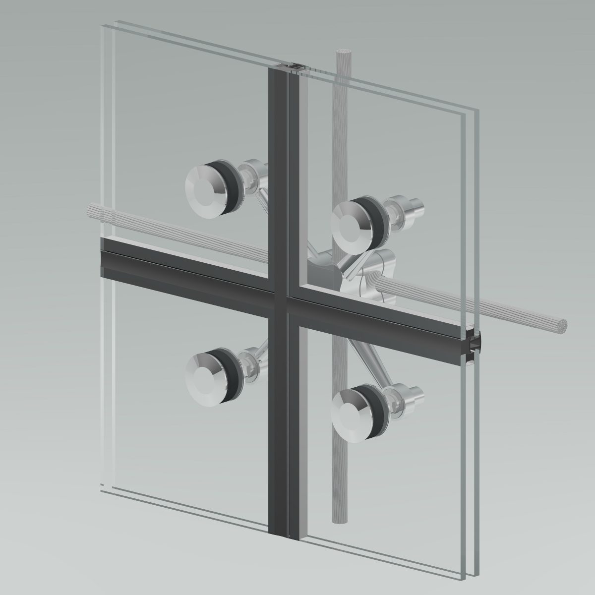 Cable Net System - Landmark Facade