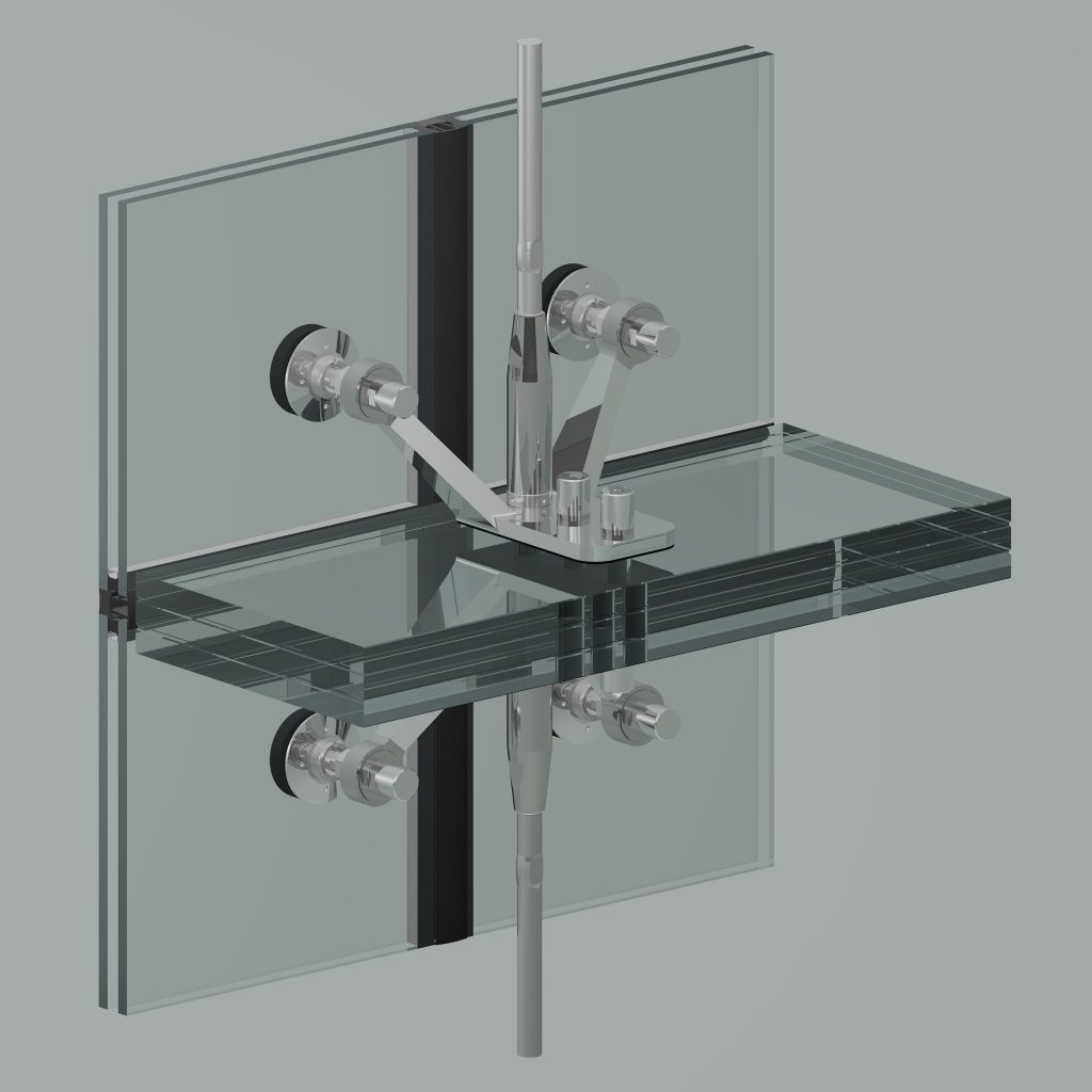 Tension Rod System - Landmark Facade