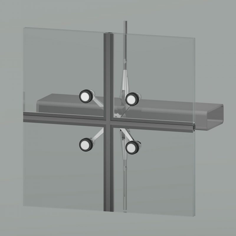 Tension Rod System - Landmark Facade