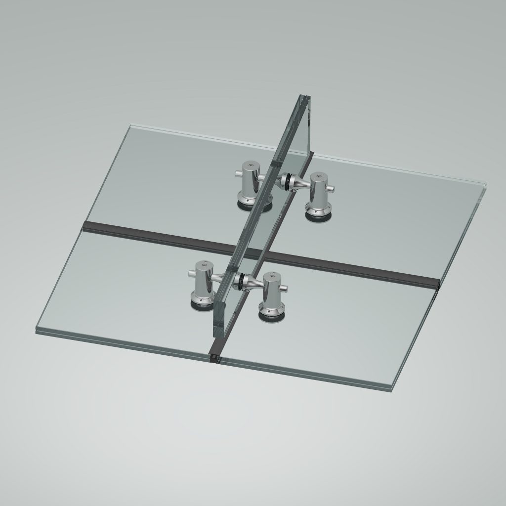 Attach to Glass Beam - Landmark Facade