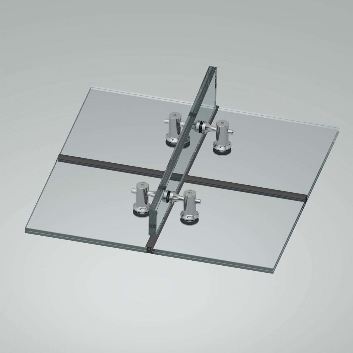 Attach to Glass Beam - Landmark Facade