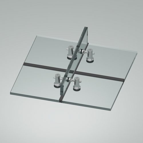 Attach to Glass Beam - Landmark Facade