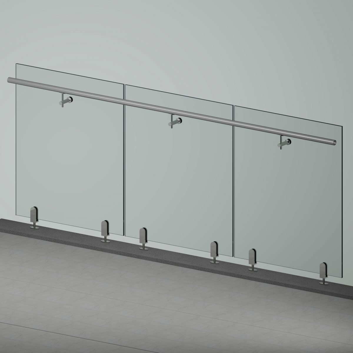 Glass Railing - Landmark Facade