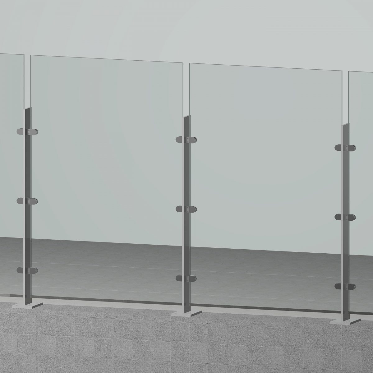 Glass Windscreen - Landmark Facade