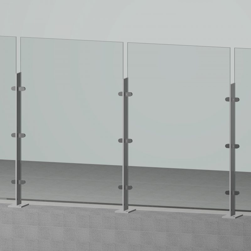 Glass Windscreen - Landmark Facade