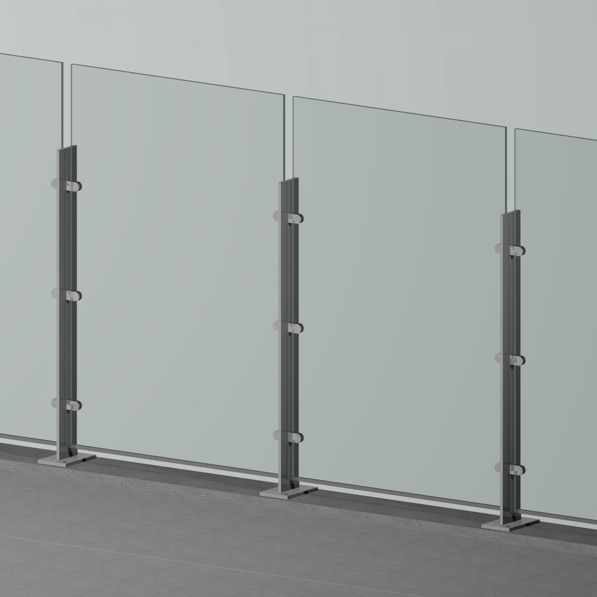 Glass Windscreen - Landmark Facade