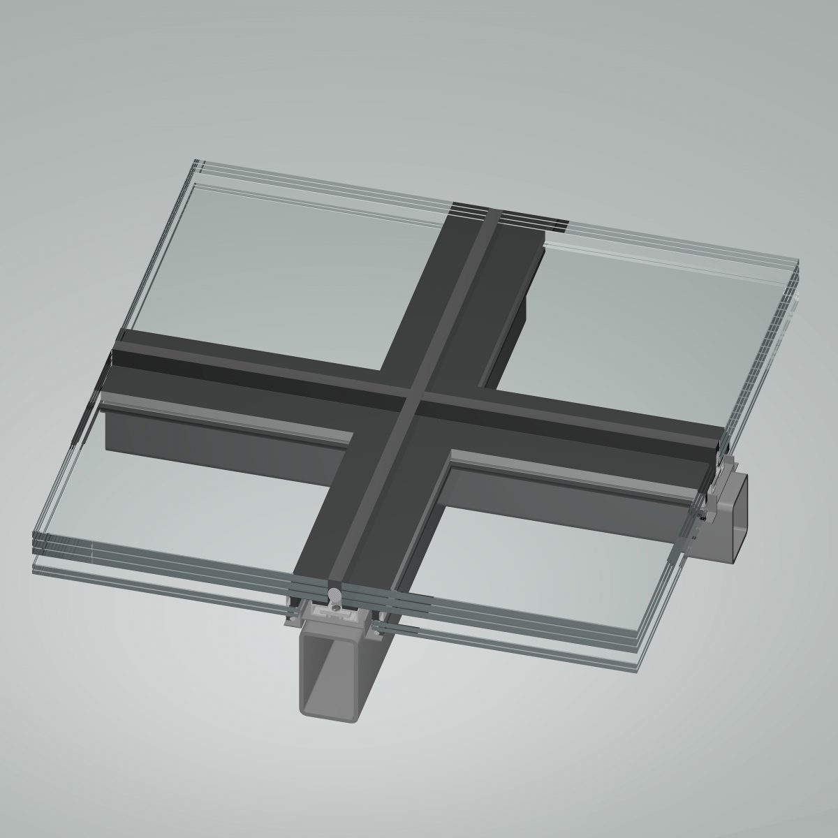 Glass Floor System - Landmark Facade