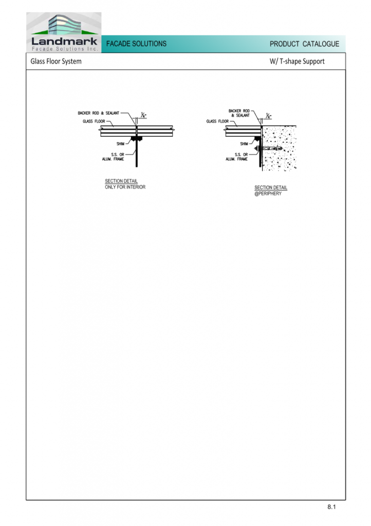 With T-shaped Support - Landmark Facade